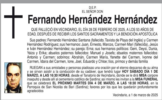 Fernando Hernández Hernández | Canarias7